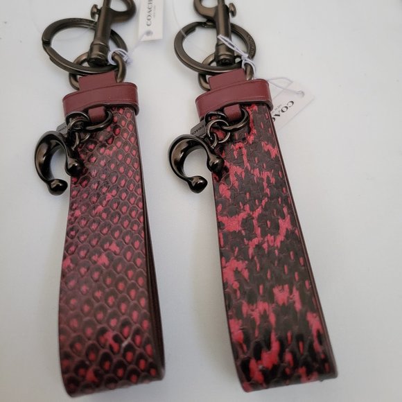 Coach | Accessories | Coach Charm Exotic Leather Loop | Poshmark